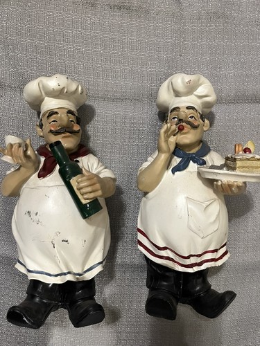 fat italian chef kitchen decor Figurines Set Of 7 | eBay