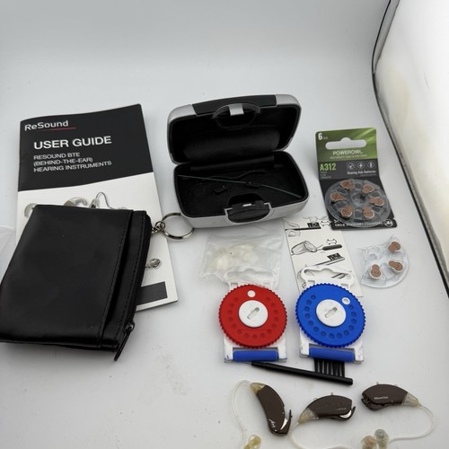 Pair of Resound Vivid Hearing Aids w/ 1 Phonak MicroSavia Art BHE | eBay