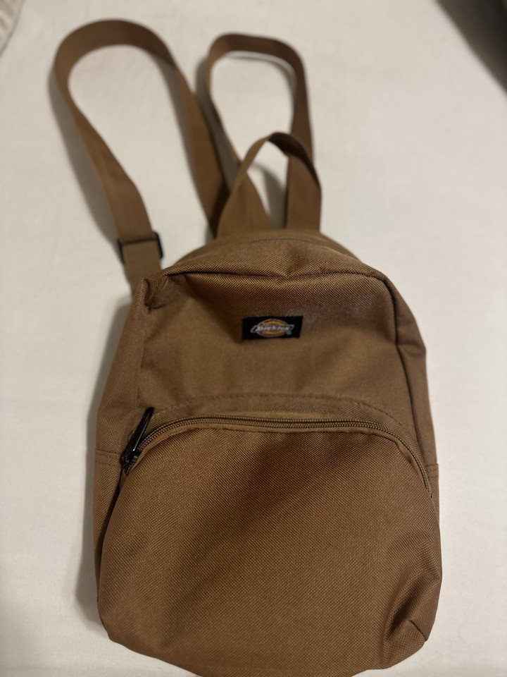 NWOT Dickies Mini Backpack DZ22MBD Brown Duck Unisex Adult One Size ...