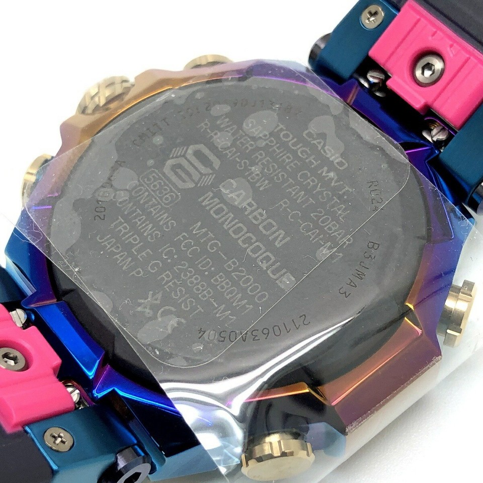 G-Shock Casio Watch Mtg-B2000Ph-2A Mt-G Blue Phoenix Radio Solar ...