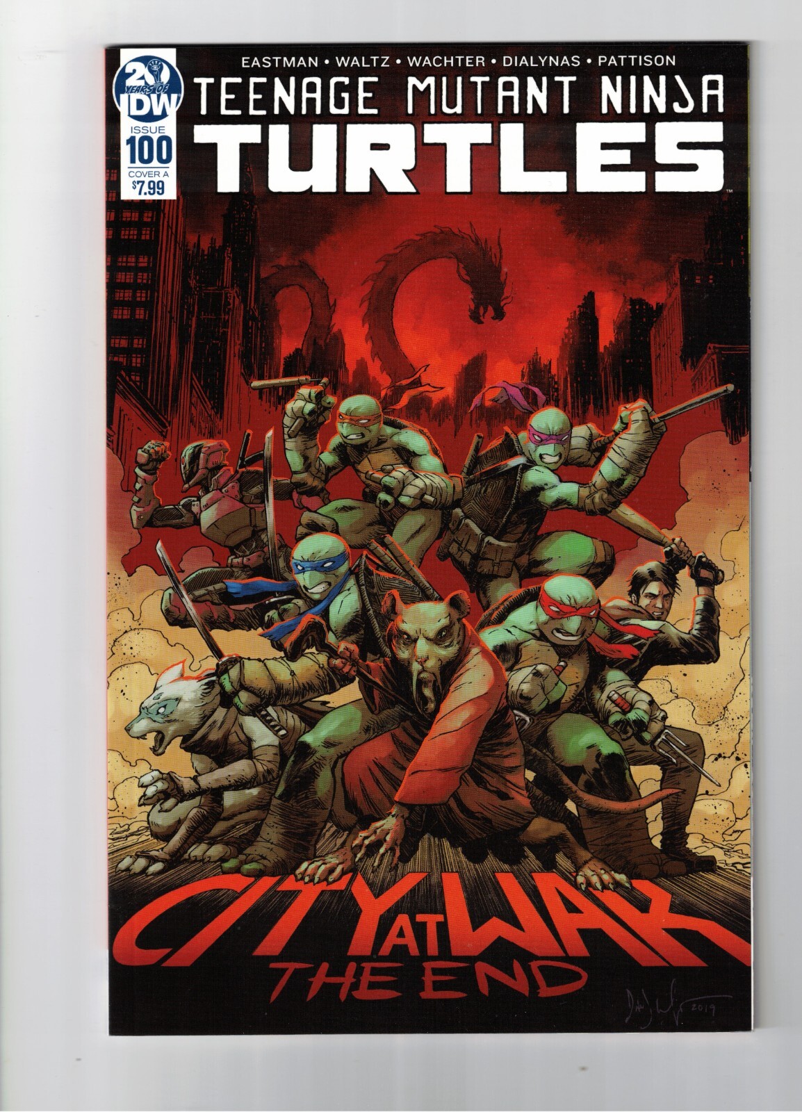 Teenage Mutant Ninja Turtles City at War #100 NM+ Nov 2019 IDW | eBay