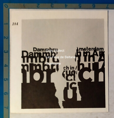 DAMMBRUCK RUEDI RUEGG publicité advert document | eBay