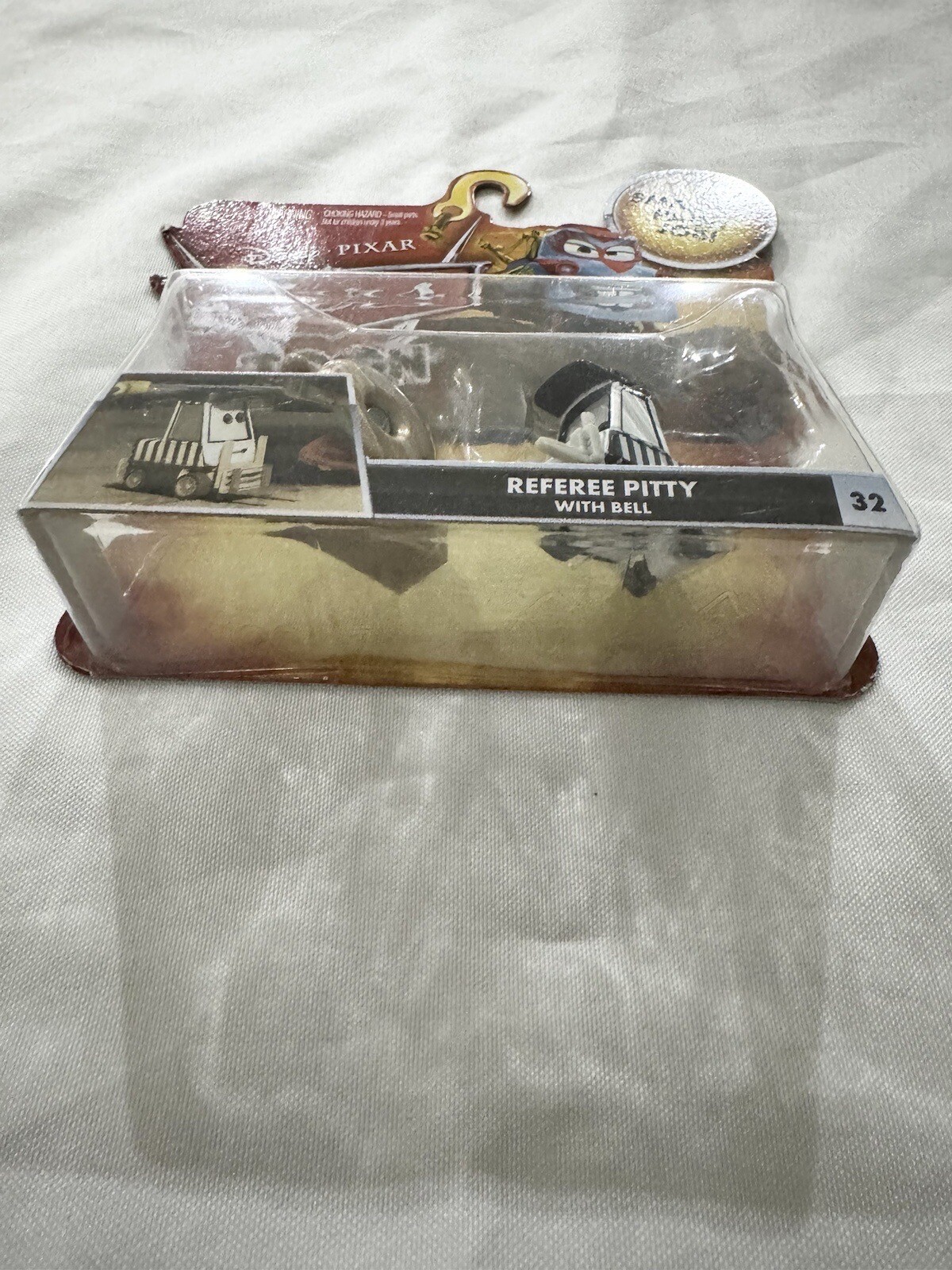 Disney Cars Toon REFEREE PITTY WITH BELL #32 Official Mattel Diecast 1: ...