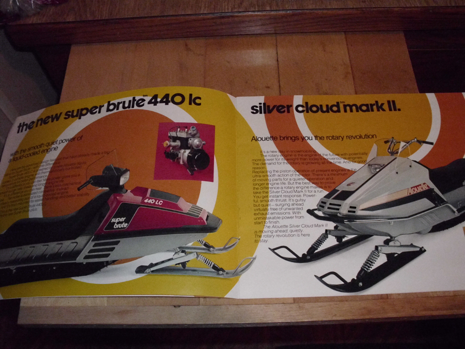 Vintage Snowmobile 1974 Alouette Snowmobile Brute Sno Duster Sales ...