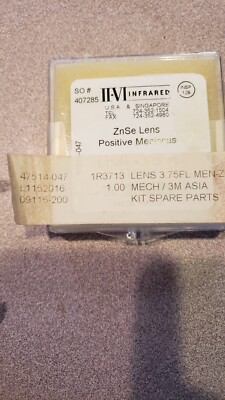 NEW II VI Infrared Lens ZnSe Positive Meniscus 3.75" FL x 1.1" dia ...