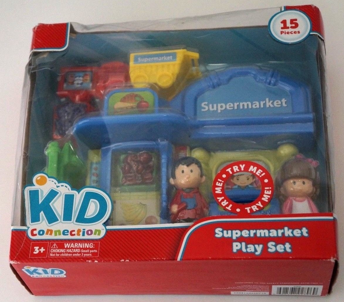 Kid Connection SUPERMARKET PLAY SET 15 Pieces Set Brand NEW Factory Box ...