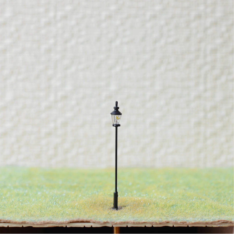10 x HO scale street light model railroad LED made antique path lamp ...