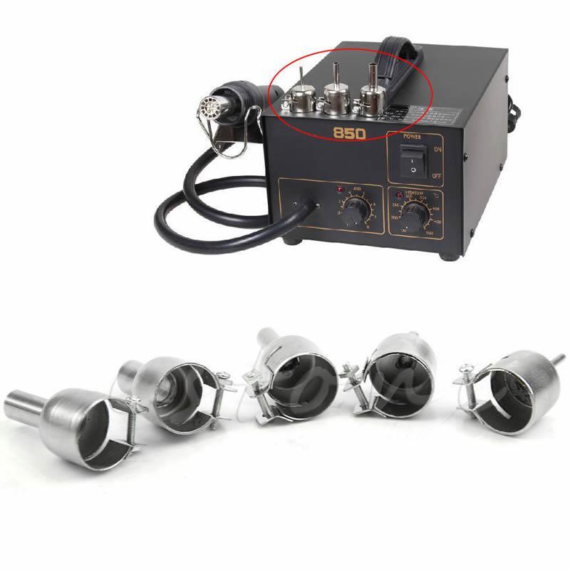 5Pcs New Hot Universal Heat Resisting Nozzles Heat Air Guns Silver ...