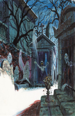 Disney Haunted Mansion Ghosts Graveyard Poster 13x19 Satin Print | eBay