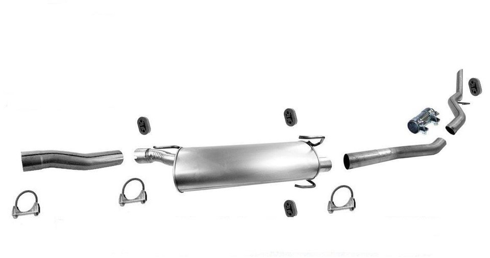 Muffler Exhaust System for Dodge Ram 2500 5.7L 2003-2009 w 140.5 Inch ...