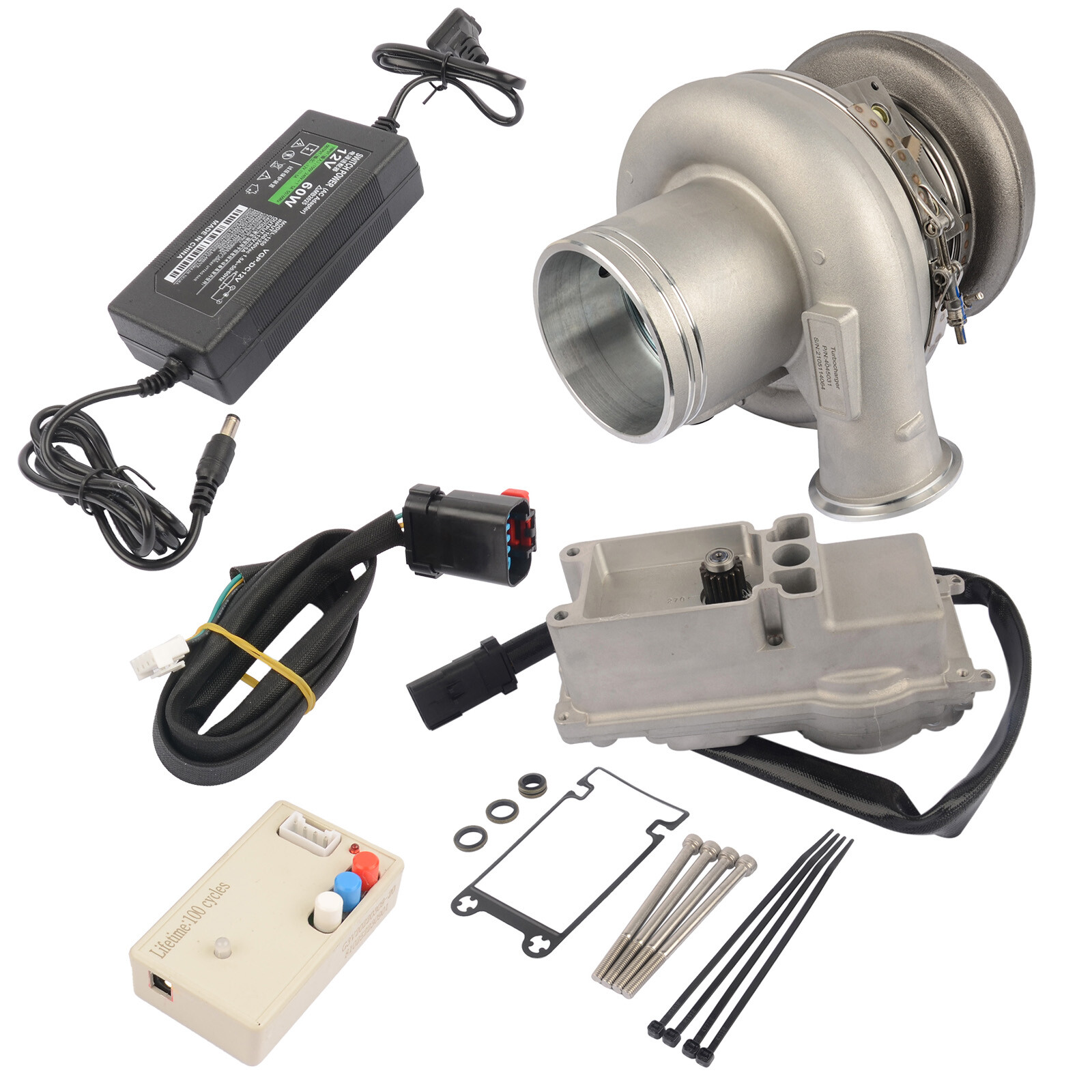 TurboCharger&Turbo Electric Actuator Kit for Cummins ISX HE561V 4045031 ...