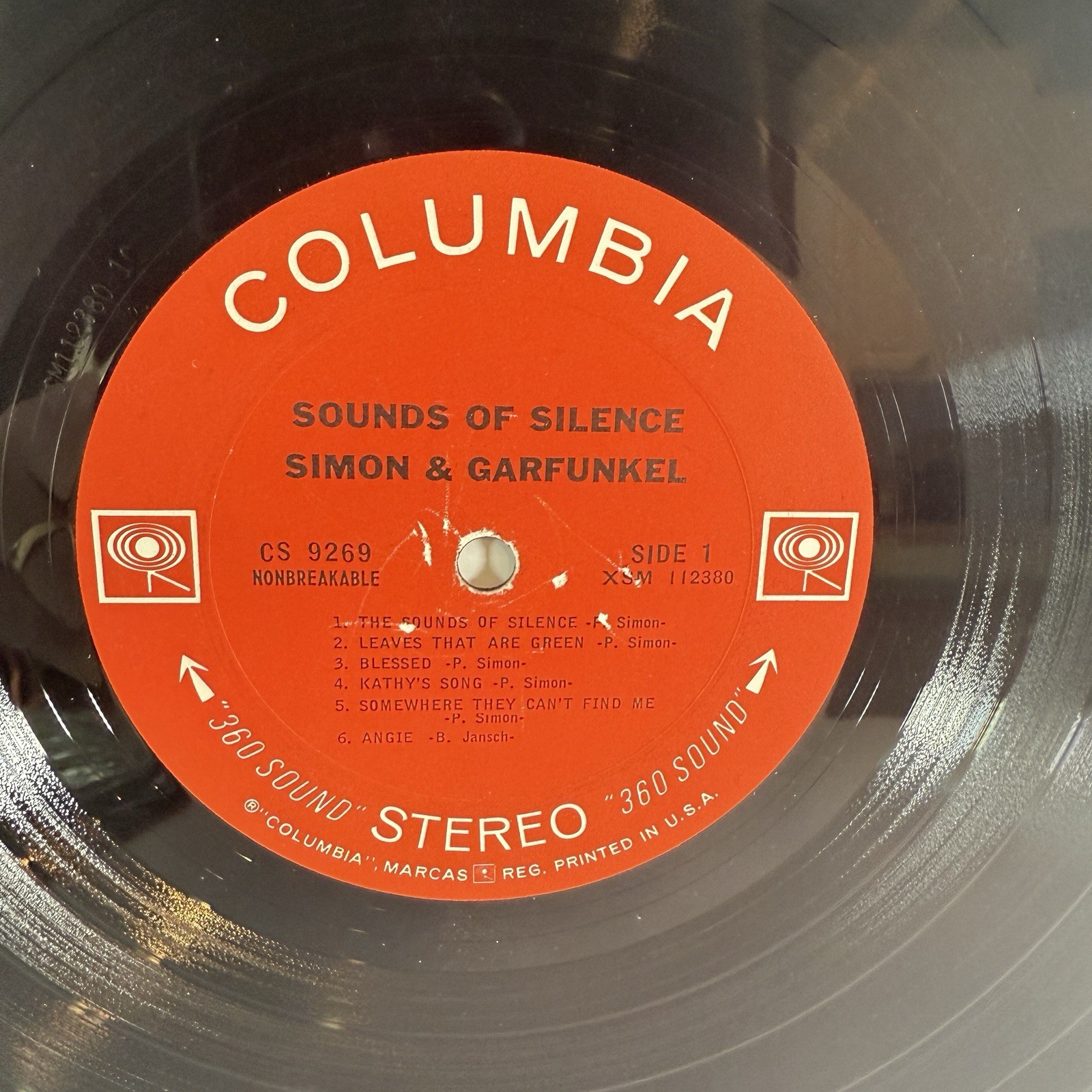 Simon & Garfunkel Sounds of Silence Vinyl LP 2-Eye Label - Stereo EX/VG ...