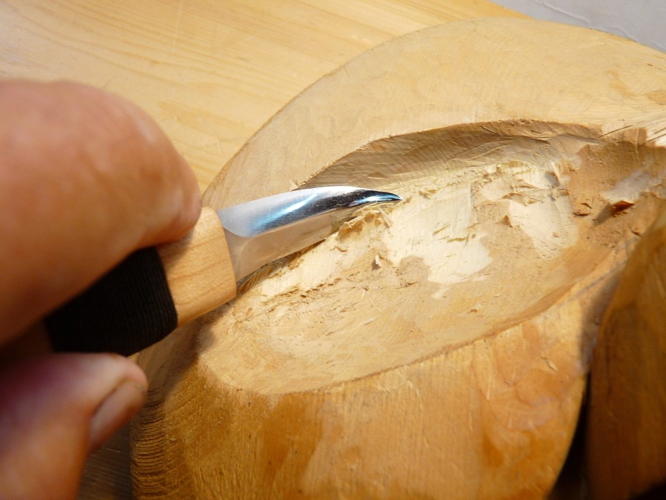 Davis Bros. Custom Handmade #2C Spoon and Bowl Wood Carving Crooked ...