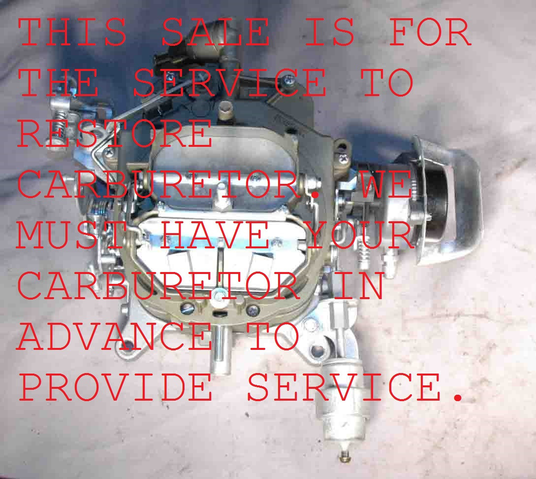 1967-80 YOUR 4300 OR 4300D MOTORCRAFT CARB RESTORED FORD MUSTANG ...