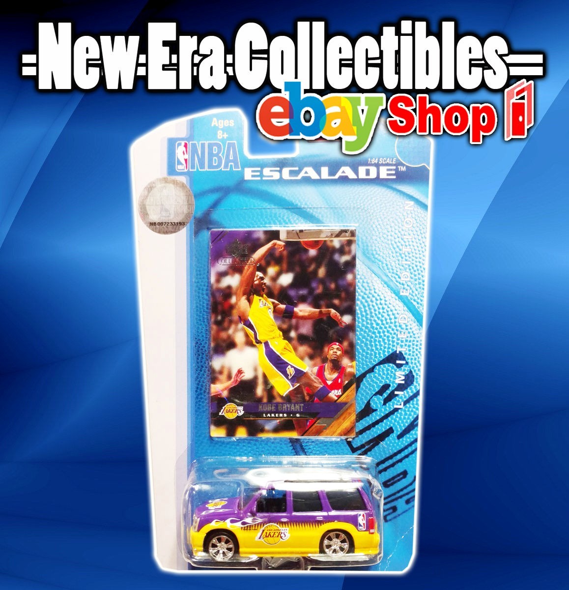 NBA Upper Deck Kobe Bryant Lakers Cadillac Escalade 1:64 Scale Diecast ...