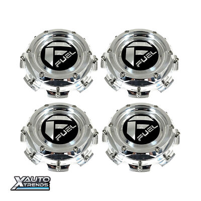 4 x Fuel Off-Road Raw Billet Wheel Center Cap 1005-37-08H-RAW | eBay