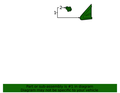 2020-2024 Toyota Corolla Right Front Pillar Upper Corner Trim Cover ...