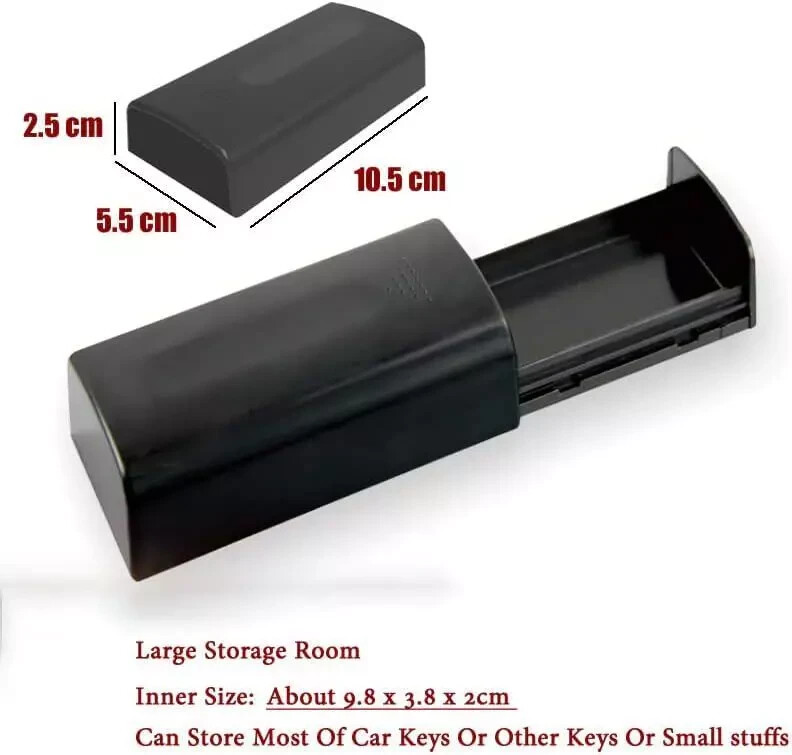 Magnetic Key Box Hide Key Holder Strong Magnet Car Key Safe Emergency ...