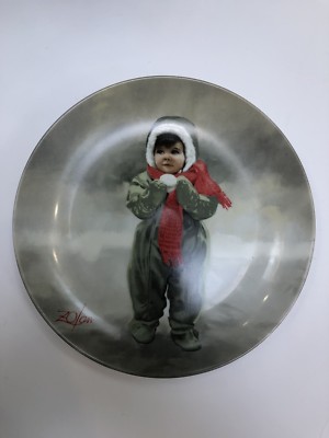 Winter Angel Plate By Donald Zolan 1984 | eBay