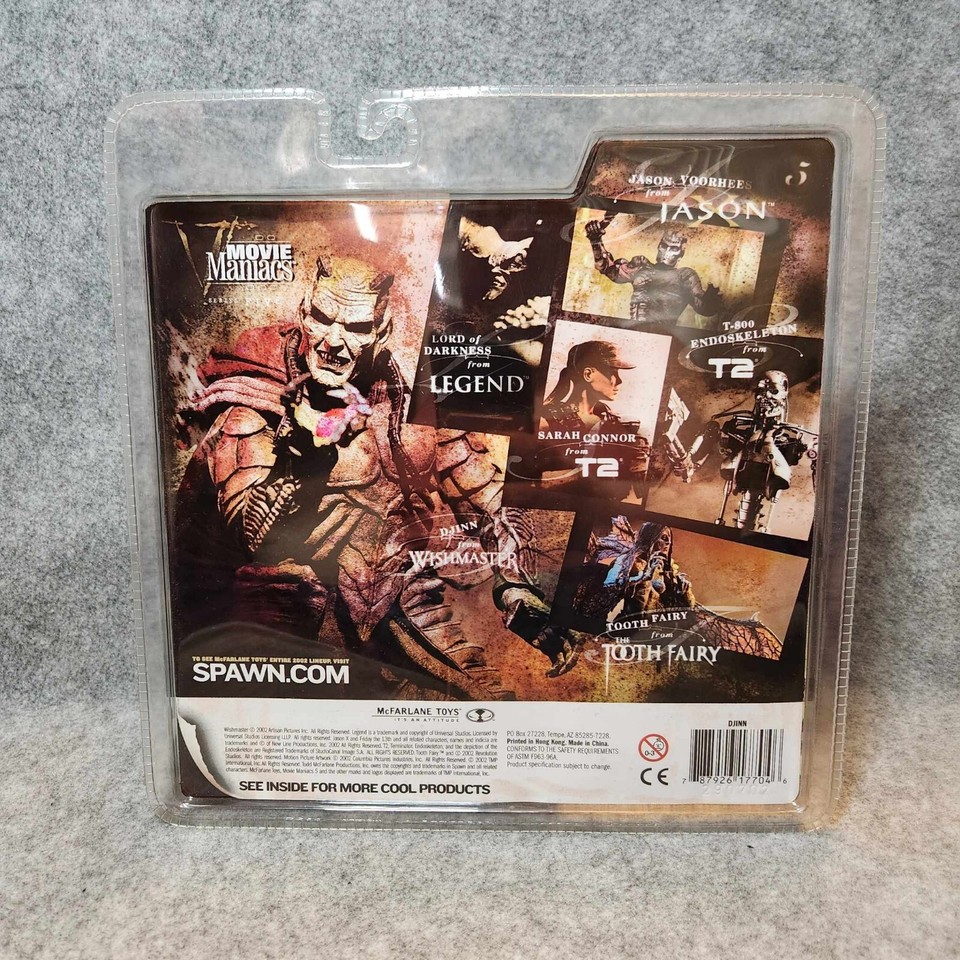 [NEW] Wishmaster Action Figure New 2002 Movie Maniacs Series 5 ...