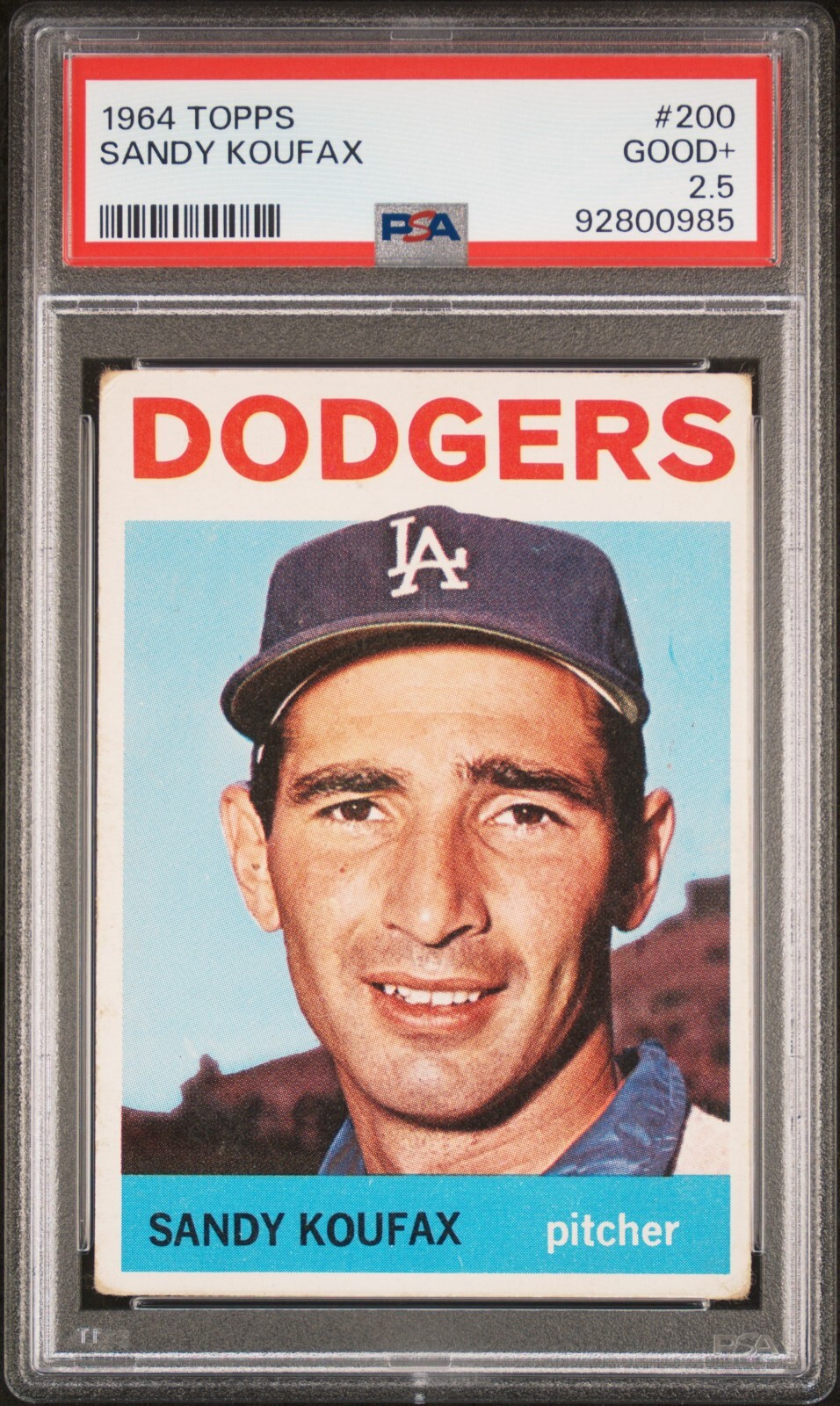 PSA 2.5 1964 Topps #200 Sandy Koufax Los Angeles Dodgers | eBay