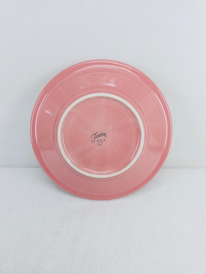 LUNCHEON PLATE peony pink FIESTAWARE FIESTA WARE 9" new | eBay