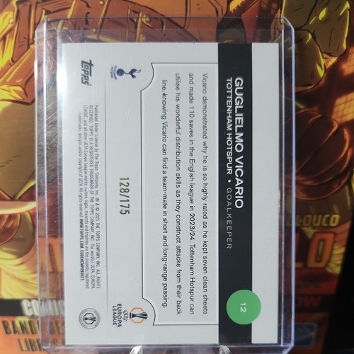 2024-25 Topps UEFA Flagship Guglielmo Vicario RC Icy Blue /175 ...