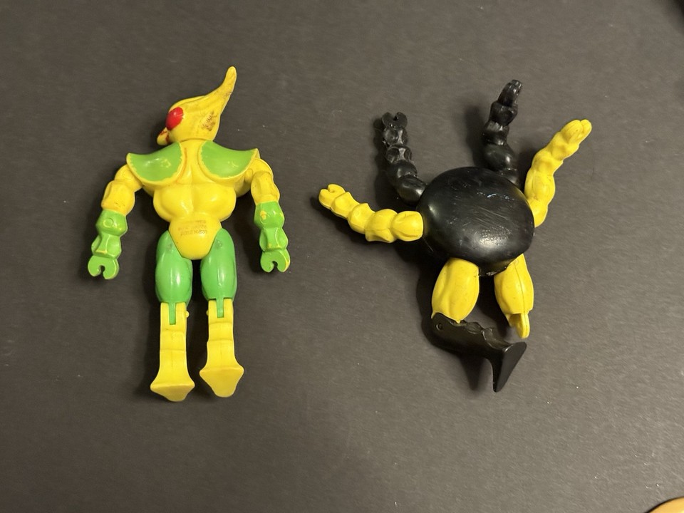 Bugmen Of Insecta Action Figures Lord Grassa & Spider Man Lot Of 2 1983 ...