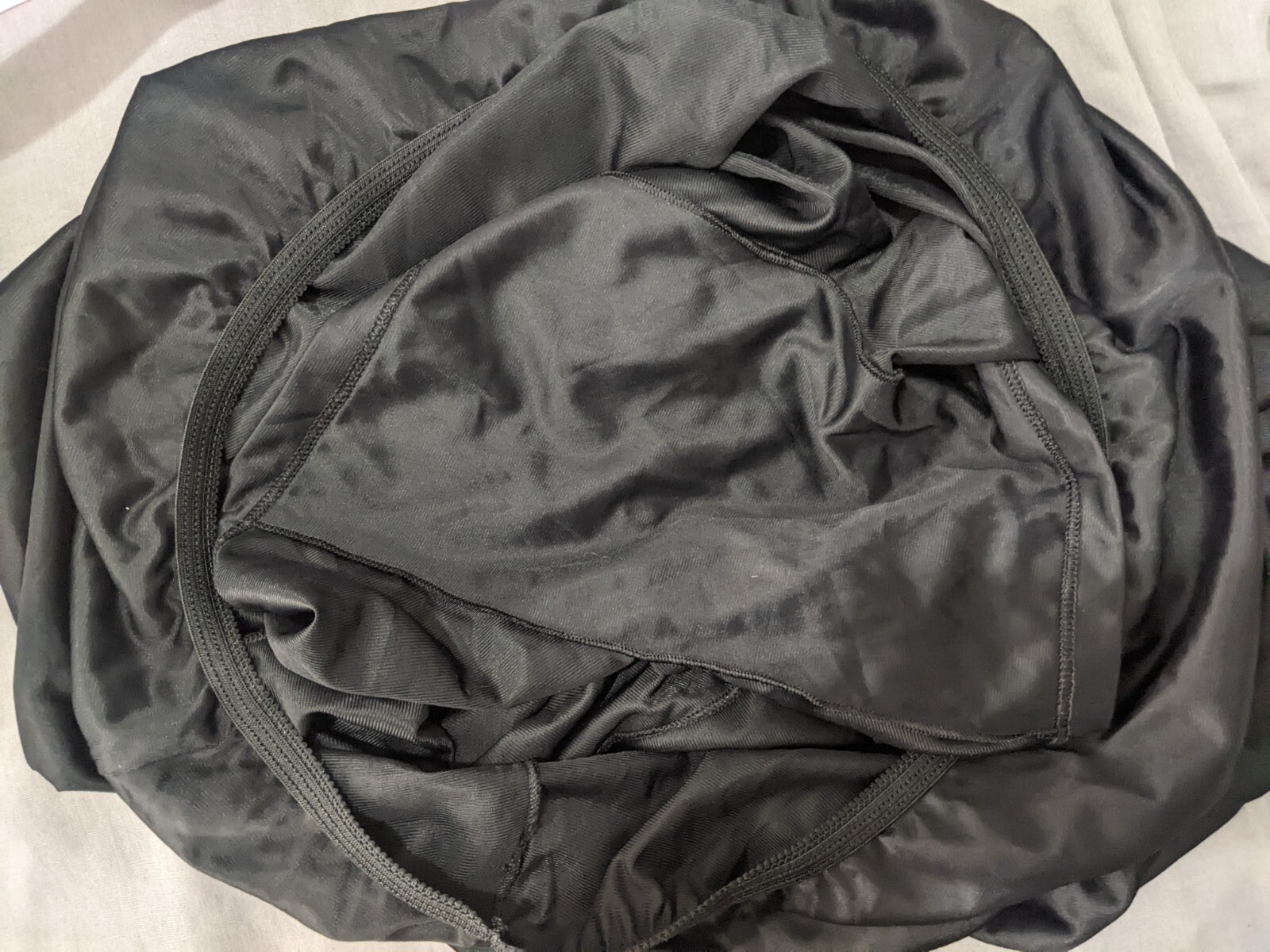 Vintage SERENADA Granny Panties Nylon Sheer Black Hi-… - Gem