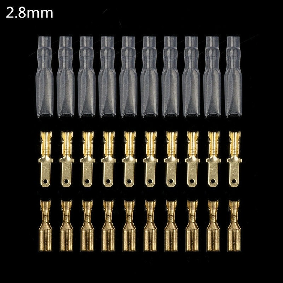 450X Assortment Spade Male Female Terminals Electrical Wire Crimp ...
