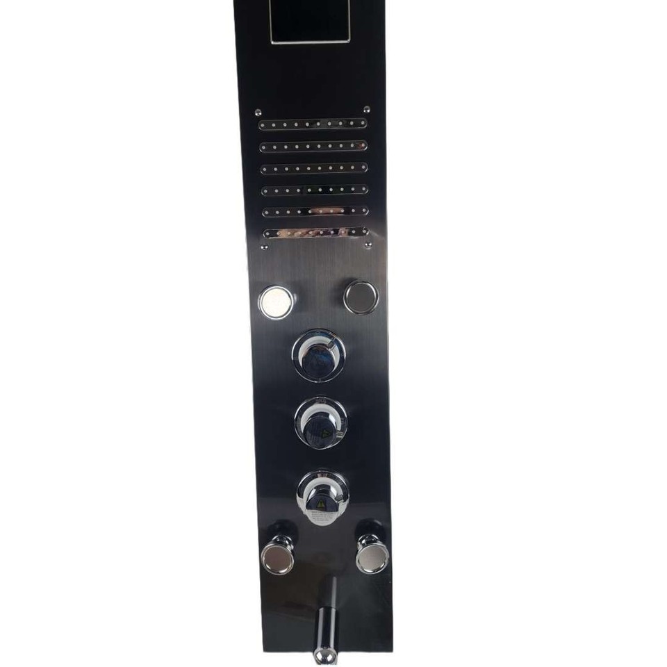 AKDY 8-Jet Shower Tower Panel Hand Shower Wand Stainless Steel Single ...