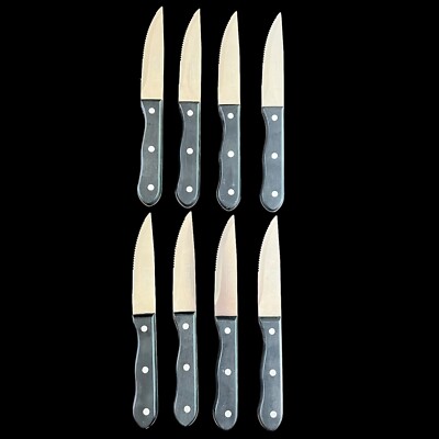 Slitzer 8pc Professional German-Style Jumbo Steak Knives Set No Case | eBay