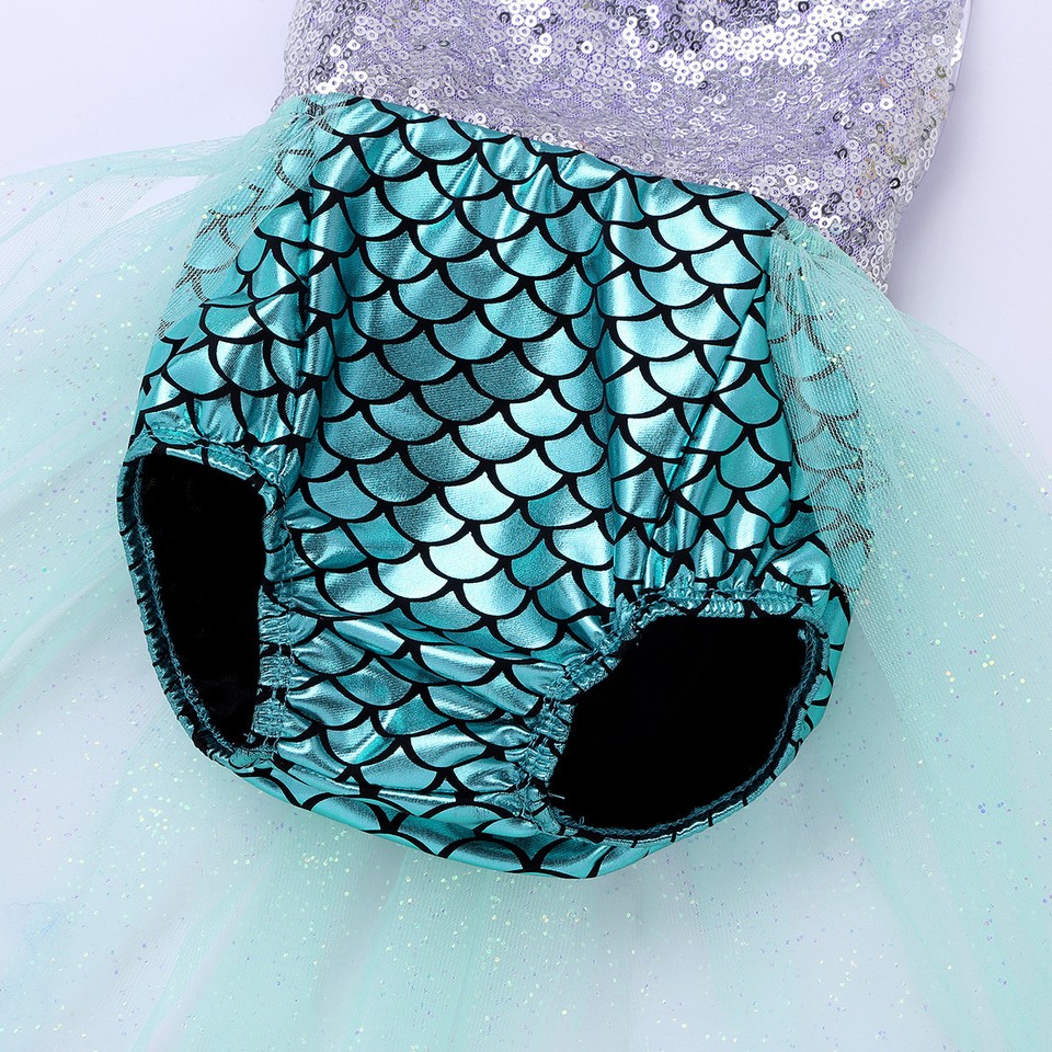 US Kid Baby Girl Swimsuit Bikini Tankini Swimwear Mermaid Bathers ...