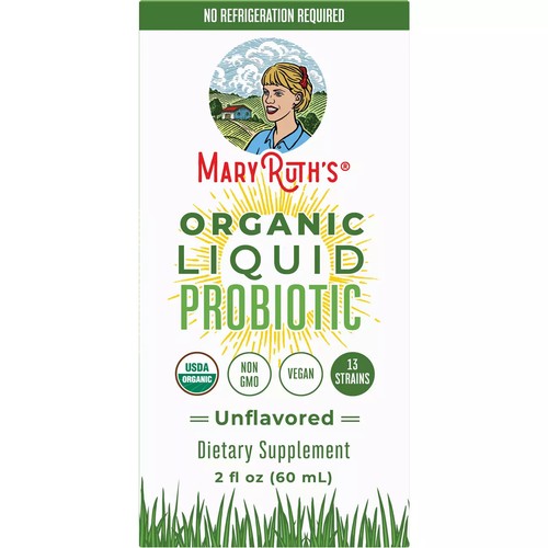 Mary Ruth's Organic Liquid Probiotic Unflavored 13 Strains 4 fl oz. | eBay