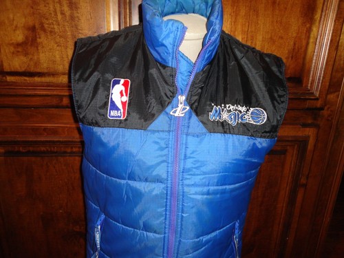 Vintage 90's Blue Sewn Logo Athletic Orlando Magic NBA Puffer Vest ...