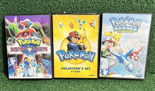 Lot of 3 Pokemon DVDs: Heroes, Destiny Deoxys, & Collector’s Set (4 ...