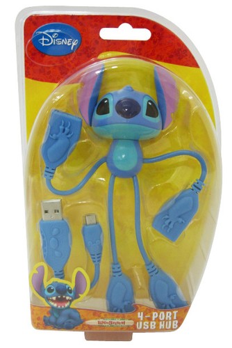 AUTH EXCLUSIVE LIMITED Disney Stitch USB 2.0 4-Port Hub Cable | eBay