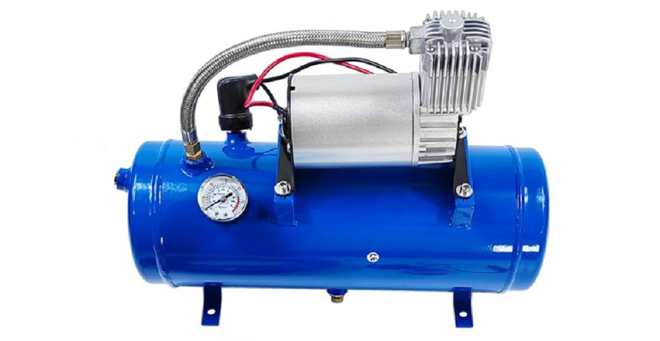 Hookah Diving Scuba Snorkeling Air compressor 12 Volt 1.6GAL 150 PSI ...
