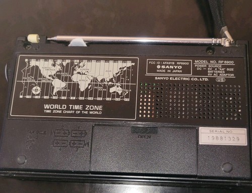 Sanyo RP-8900 Vintage World Radio Receiver | eBay