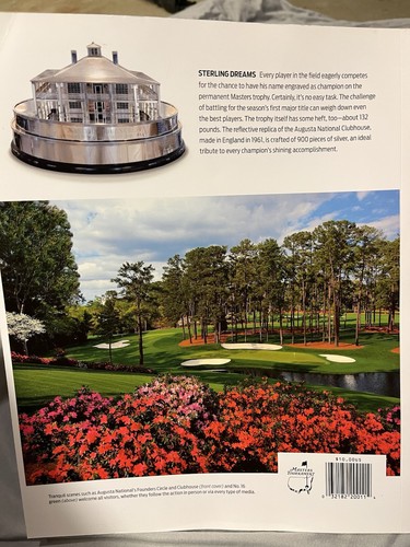 Masters Golf Tournament Collectible Official Guide Book ‘13 Excellent ...