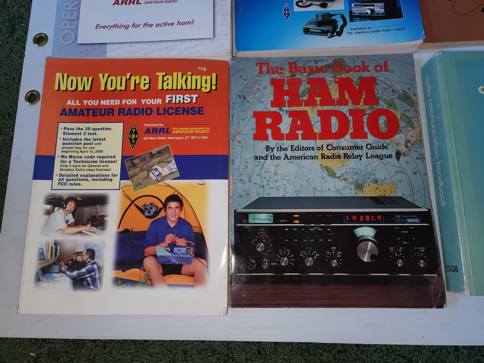 HAM Amateur Radio Guides Book Lot Of 8 ARRL Manuals Handbooks Study ...
