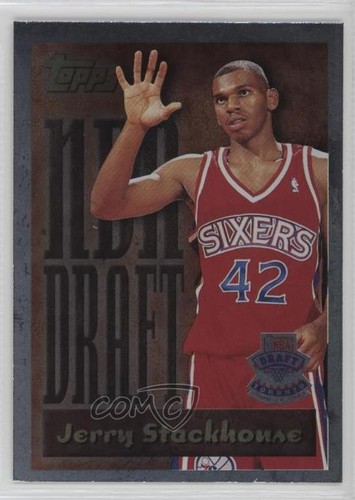 1995-96 Topps NBA Draft Jerry Stackhouse #3 Rookie RC | eBay