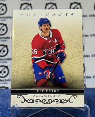 2021-22 UPPER DECK ARTIFACTS JEFF PETRY # 52 MONTREAL CANADIENS HOCKEY ...