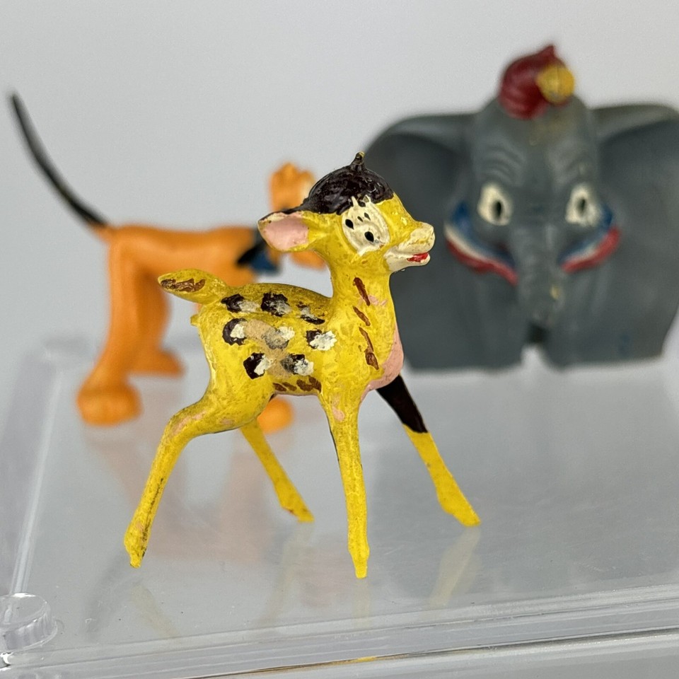 Vintage Marx Disneykins Dumbo Pluto Bambi Plastic Figurines - Lot Of 3 ...