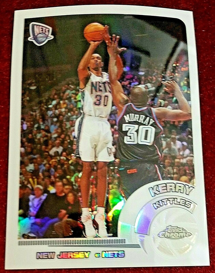 2002-03 Topps Chrome Refractors White Border IVERSON WALKER PIERCE ...