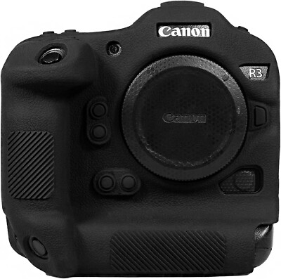 Canon EOS R3 Case For Canon R3 Anti-Scratch Soft Silicone Rubber Case ...