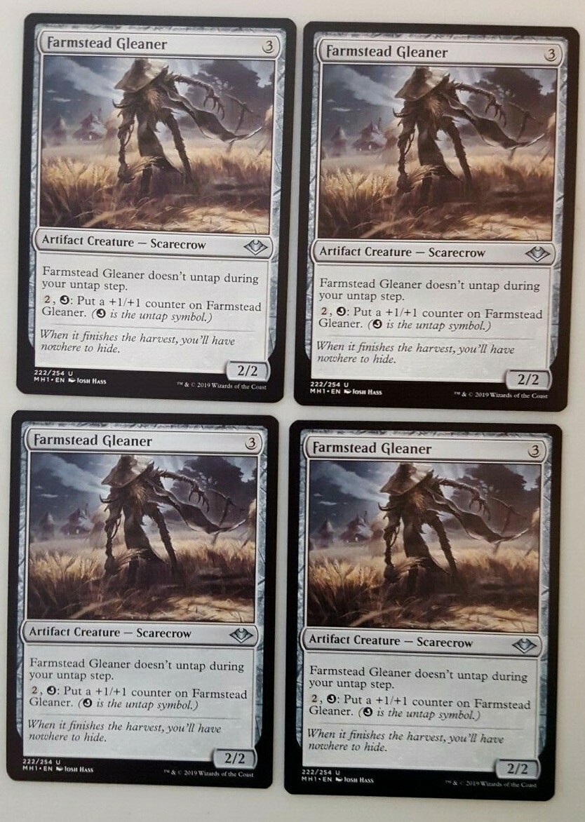 [4x] Farmstead Gleaner Modern Horizons MTG Magic The Gathering NM ...