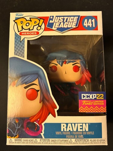 Funko Pop - Justice League - Raven - #441 - Comic Con - CCXP22 - In ...
