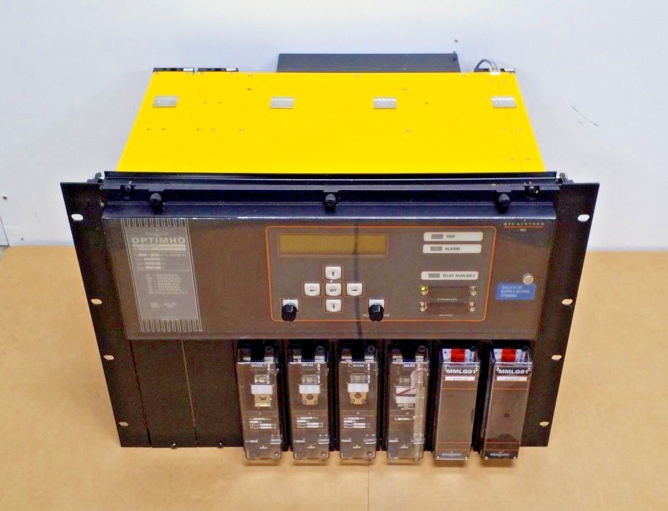 GEC ALSTHOM OPTIMHO LFZP131S10011D STATIC DISTANCE PROTECTION RELAY ...