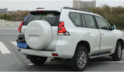 2x For Prado FJ150 LC150 18-21 ABS Chrome Rear Tail Light Tail Lamp ...